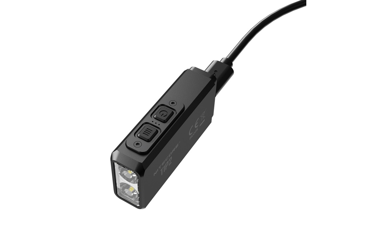 Nitecore TIP2 720 Lumens - USB Rechargeable Keychain Flashlight ...