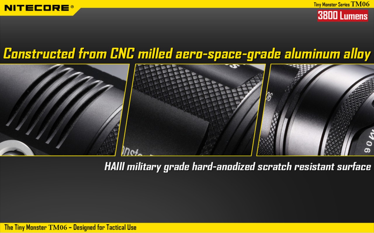 Nitecore TM06 LED Flashlight in India - TM06 3800 Lumens, High Power ...