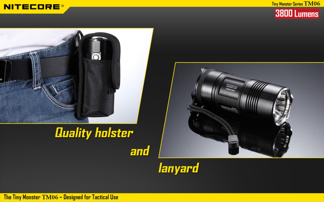 Nitecore TM06 LED Flashlight in India - TM06 3800 Lumens, High Power ...