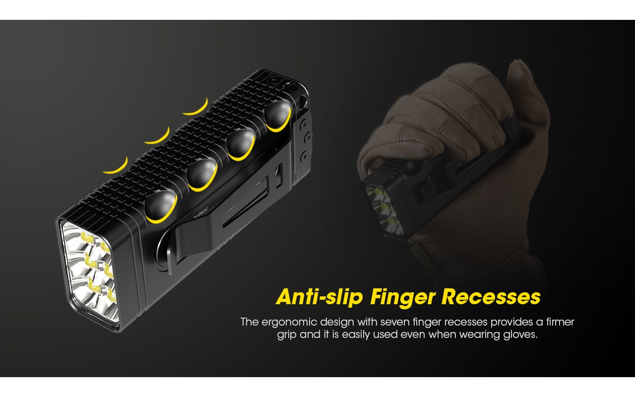 Nitecore TM12K 12000 Lumens Tiny Monster Rechargeable LED Flashlight in ...