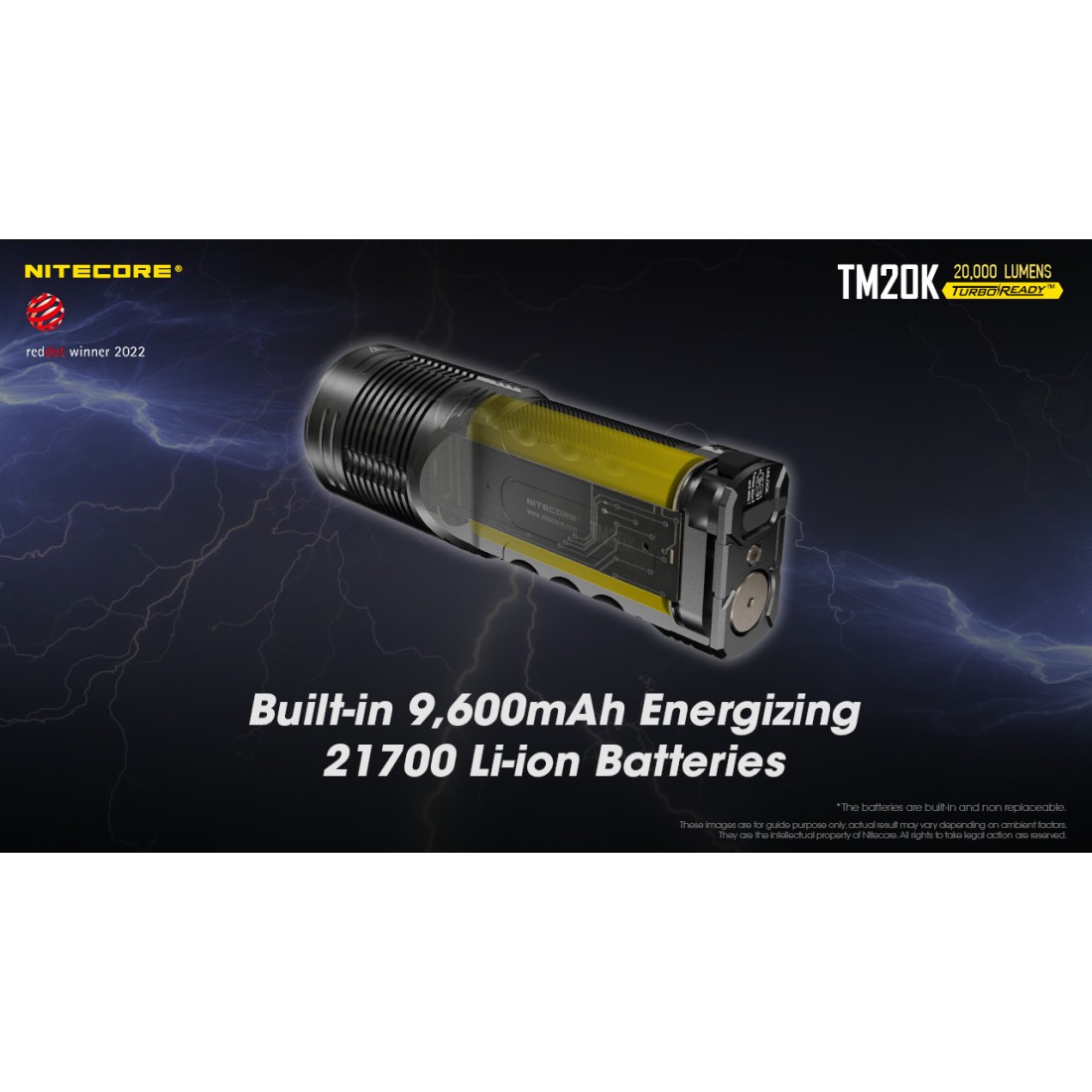 Nitecore TM20K - 20,000 Lumens Tiny Monster Flashlight - TM20K ...