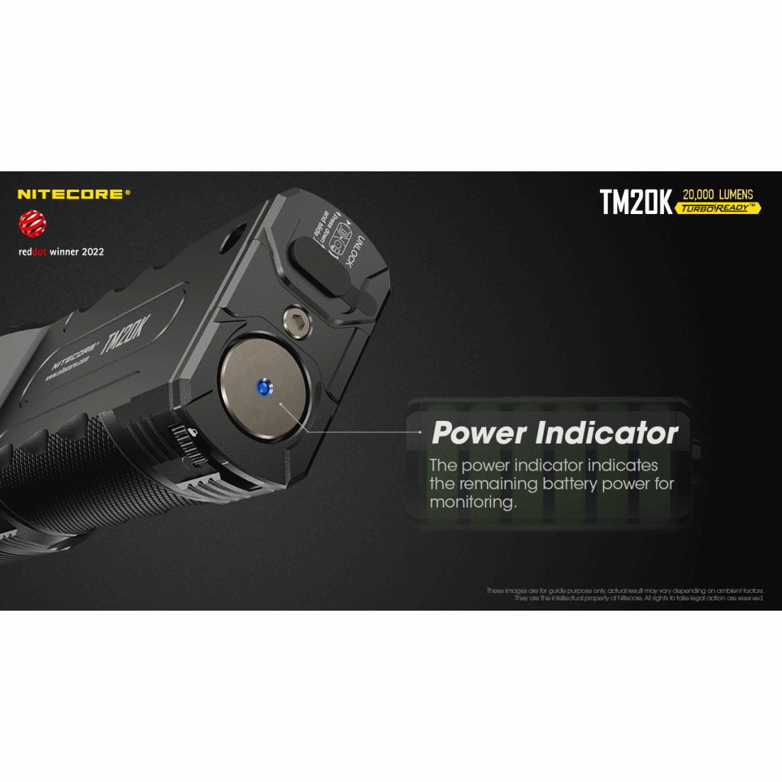 Nitecore TM20K - 20,000 Lumens Tiny Monster Flashlight - TM20K ...
