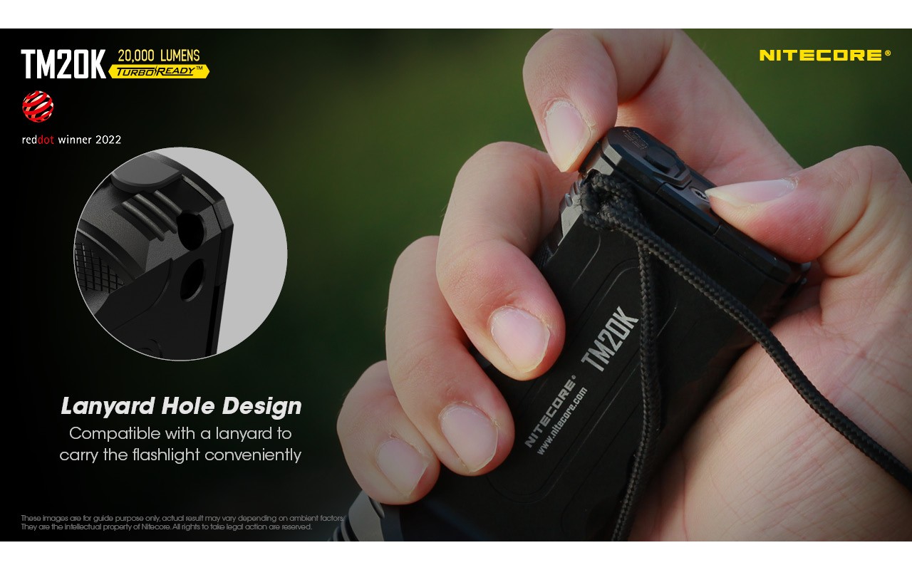 Nitecore TM20K - 20,000 Lumens Tiny Monster Flashlight - TM20K ...