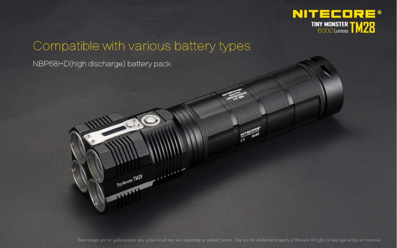 Nitecore TM28 SET - 6000 Lumens LED Flashlight in India - TM28 6000 Lumens SET, High Power ...