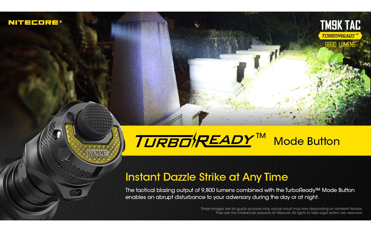 Nitecore TM9K TAC - 9800 Lumens High Power LED Flashlight in India - TM9K TAC 9800 Lumens, High ...