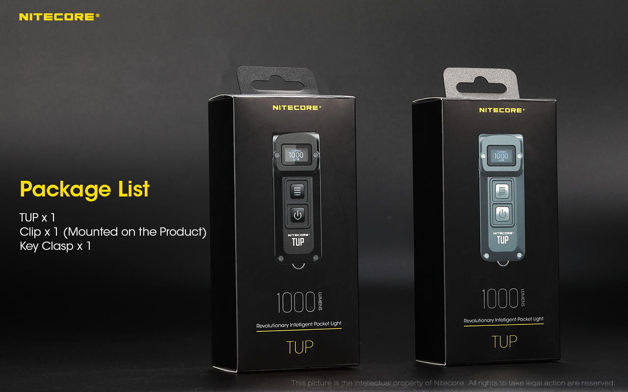 Nitecore TUP EDC Keychain Flashlight in India - 1000 Lumens USB ...