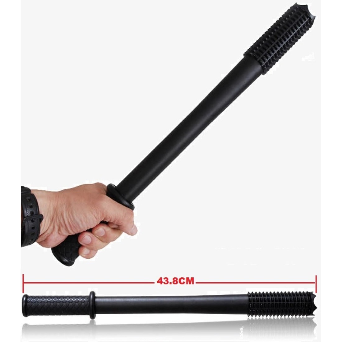 Security Baton LED Torch Light with Tooth - Q5, AAA, 18650 - Self ...