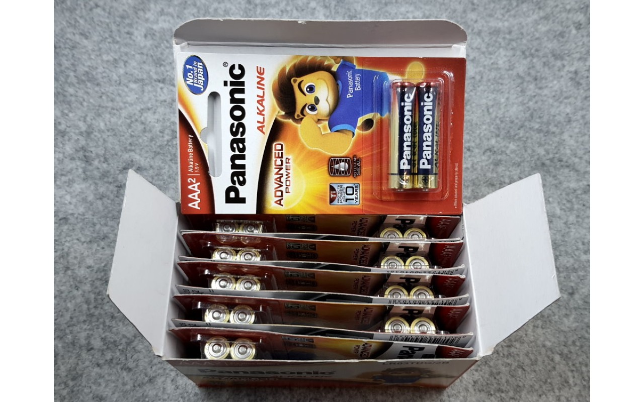 Panasonic Alkaline AAA Batteries 1.5V, 2x5 Packs (10 pcs Batteries ...