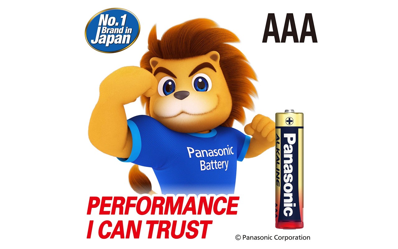 Panasonic Alkaline AAA Batteries 1.5V, 2x5 Packs (10 pcs Batteries ...