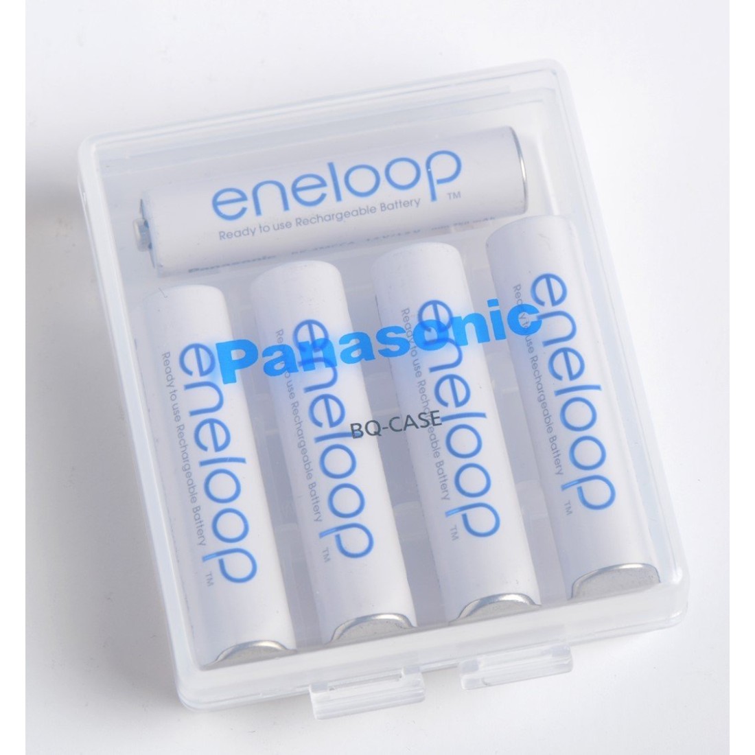Panasonic Eneloop 4-Battery Storage Case for AA, AAA, 14500 Batteries ...