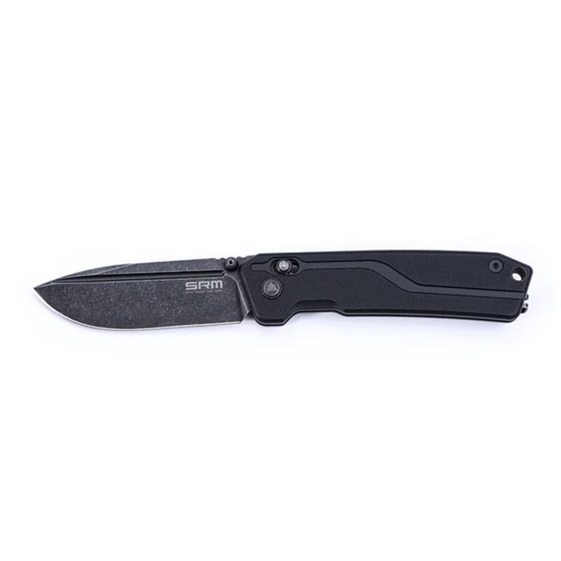 SRM Folding Knife 7228L-GB [8.15 inch, G10 Handle, Ambi Lock, Fine Edge ...