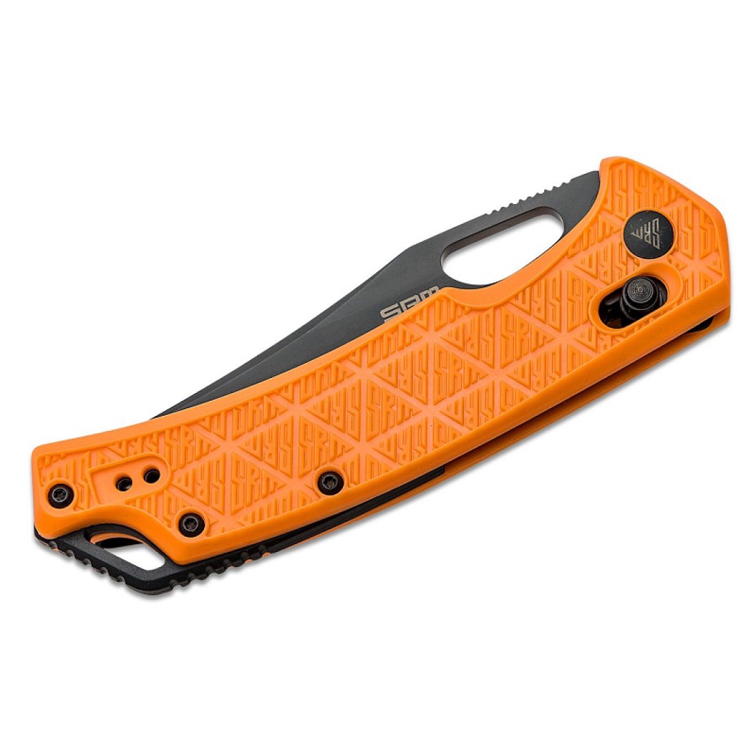 SRM Folding Knife 9201PJ Orange [8.09 inch, G10 Handle, Ambi Lock, Fine ...