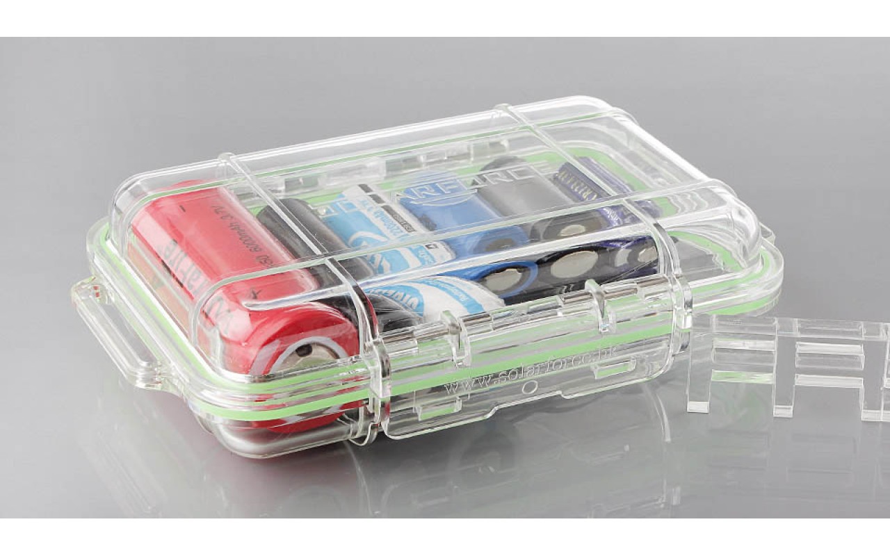 Solarforce Battery Storage Box, Plastic Case for 18650, CR123A ...