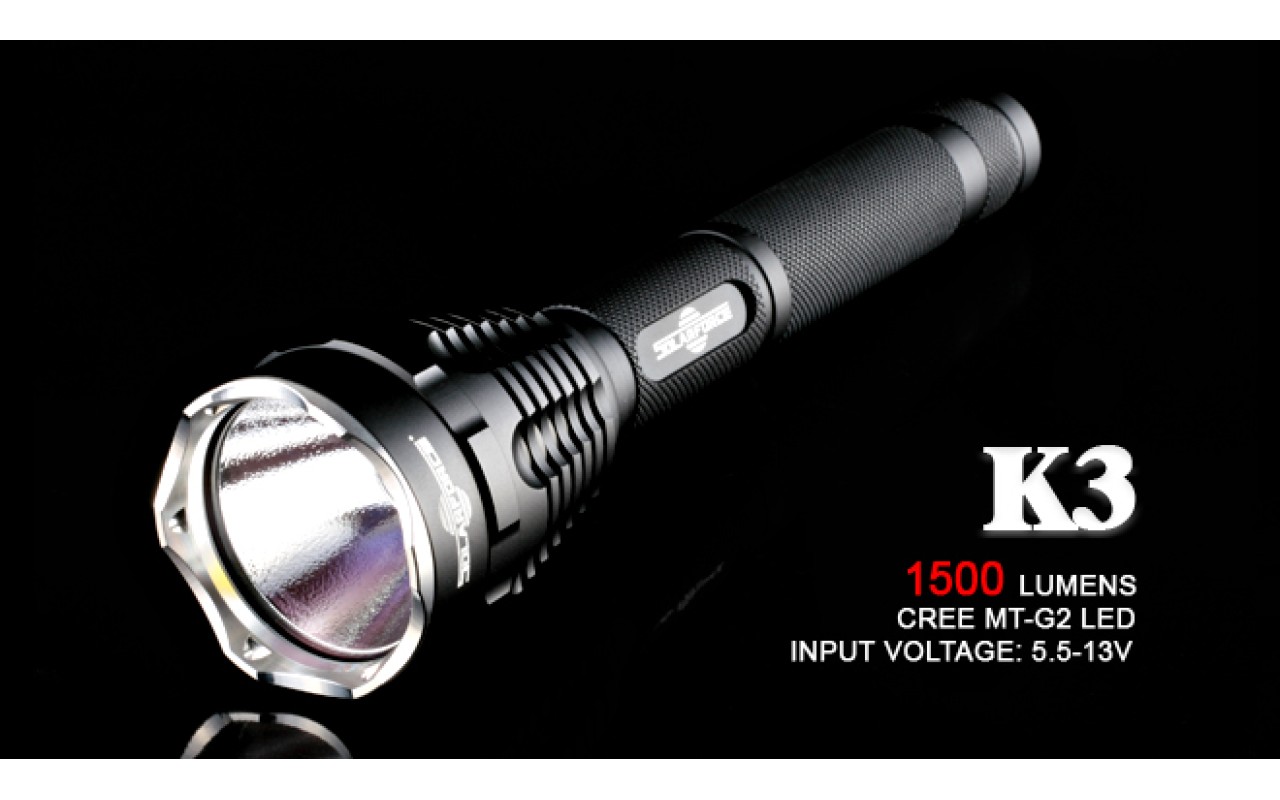 Solarforce K3 (MT-G2 LED) Flashlight Head (1500 Lumens) for Solarforce ...