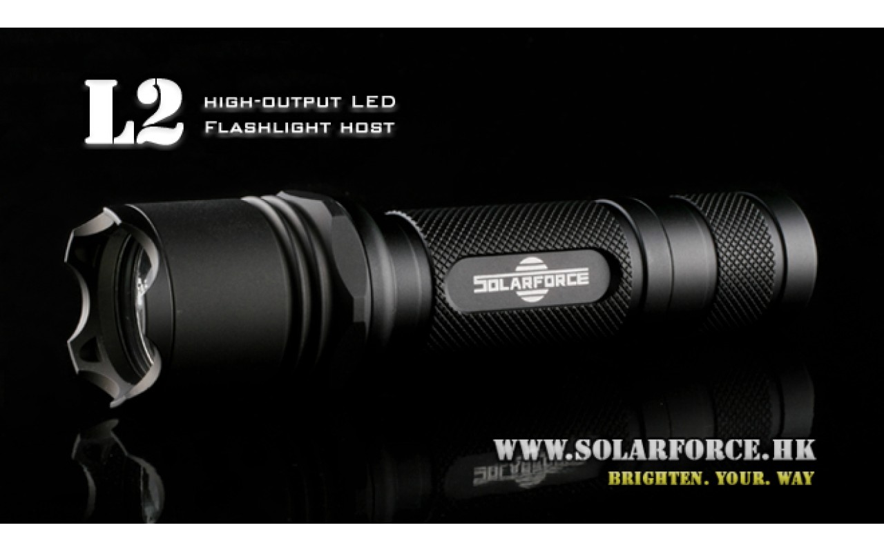 Solarforce L2 - DIY LED Flashlight Body (2017) - Lightorati, India