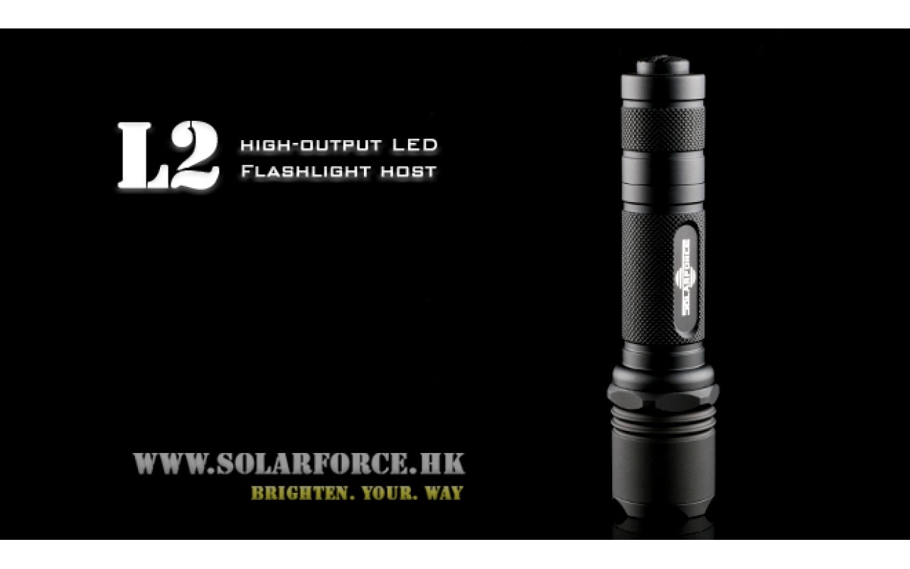 Solarforce L2 - DIY LED Flashlight Body (2017) - Lightorati, India