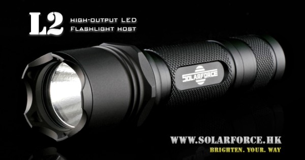 Solarforce L2 - DIY LED Flashlight Body (2017) - Lightorati, India