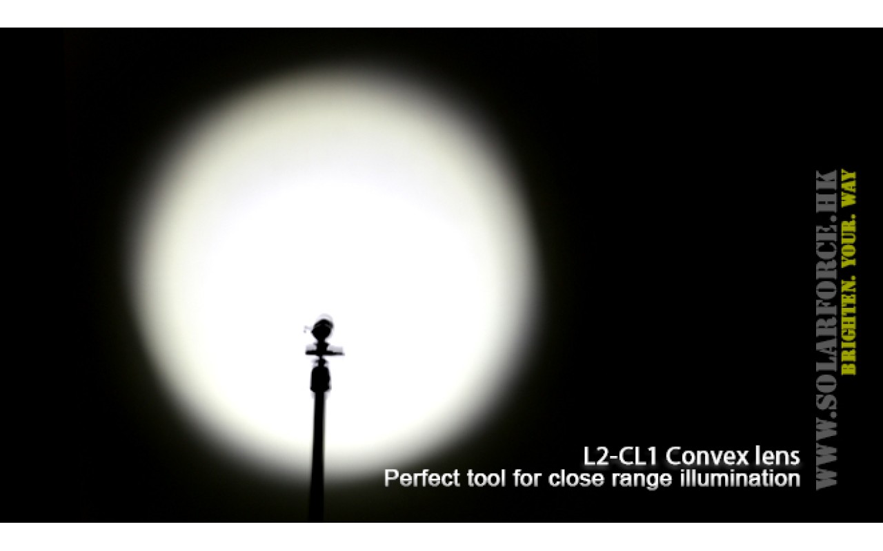 Solarforce L2-CL1 Convex Lens for L2 Series flashlights, torch lights ...
