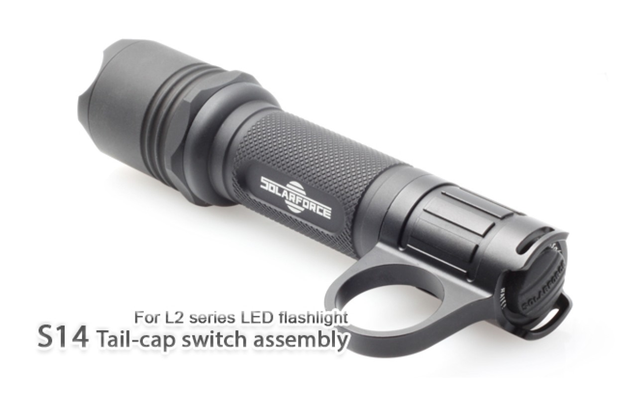Solarforce L2-S14 Finger-Grip Tactical Tail Switch for L2 Series ...