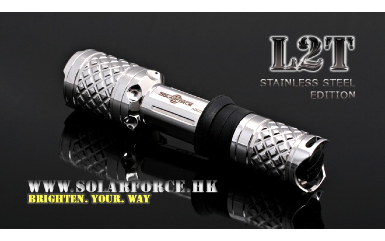 Solarforce L2T Stainless Steel Special Editon - DIY LED Flashlight Body ...