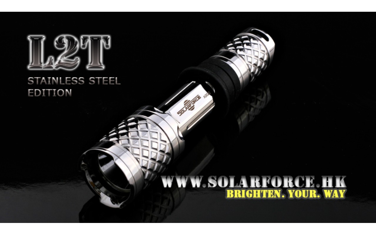Solarforce L2T Stainless Steel Special Editon - DIY LED Flashlight Body ...