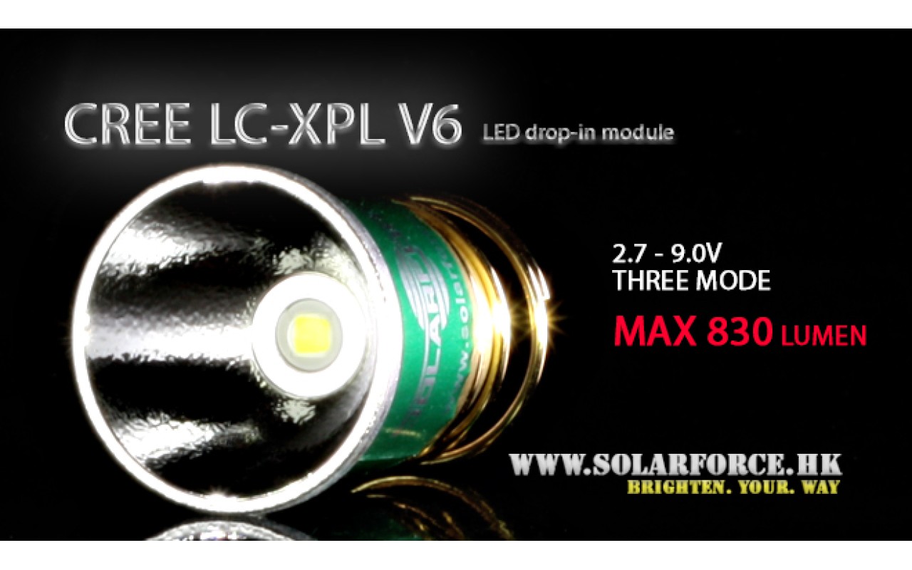 Solarforce CREE LC-XPL(V6) LED Module 830 Lumens (DIY) for Solarforce ...