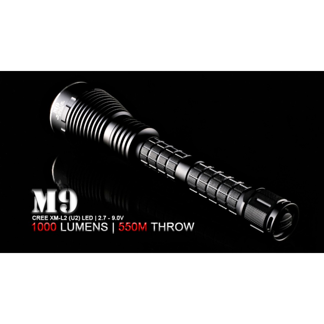 Solarforce M9 High Power Search Light - Powered by XML2 U2 LED, 2x ...