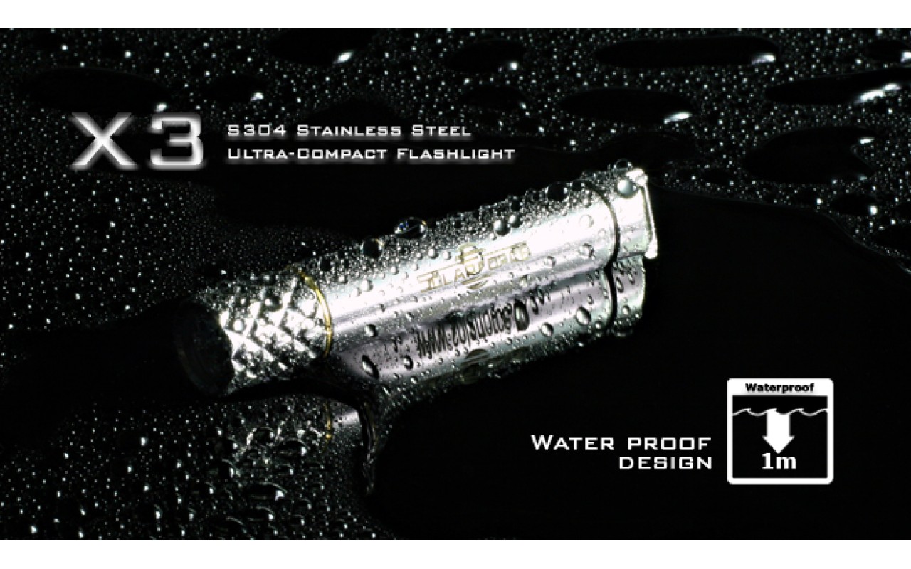 Solarforce X3 - AAA Stainless Steel Keychain Flashlight - 50 Lumens ...