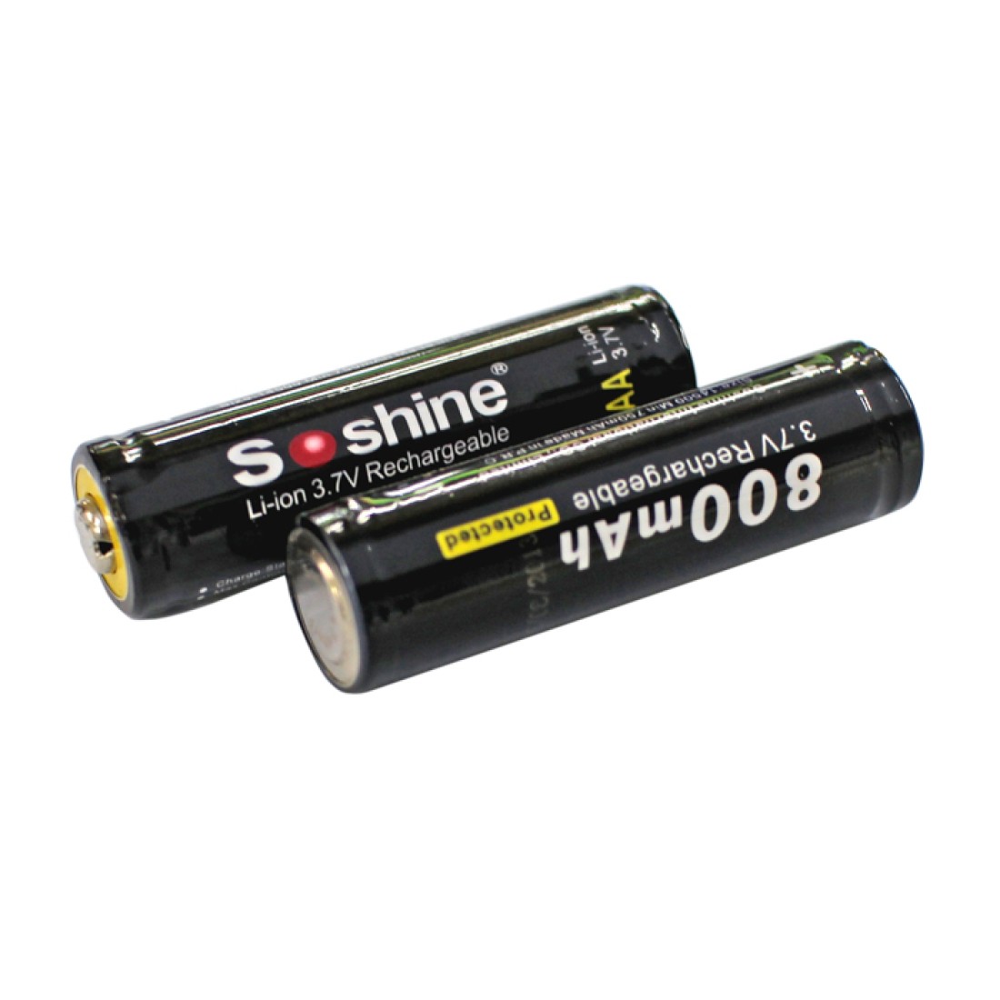 Soshine 14500 3.7v 800mah Protected Li-ion Batteries (4-Pack) in India ...