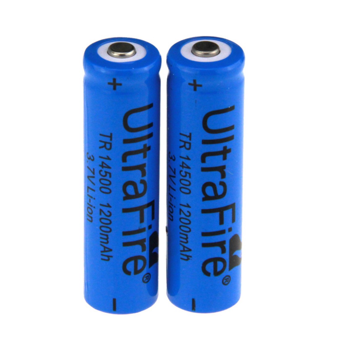 Ultrafire 14500 1200mAh 3.7V Rechargeable Li-ion Battery - Lightorati ...