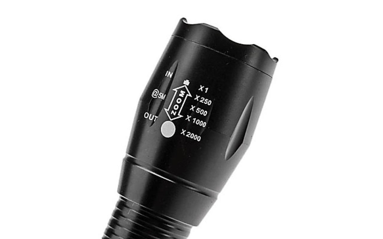UltraFire A100 SET - CREE XM-L T6 Adjustable Focus Zoom LED Flashlight ...