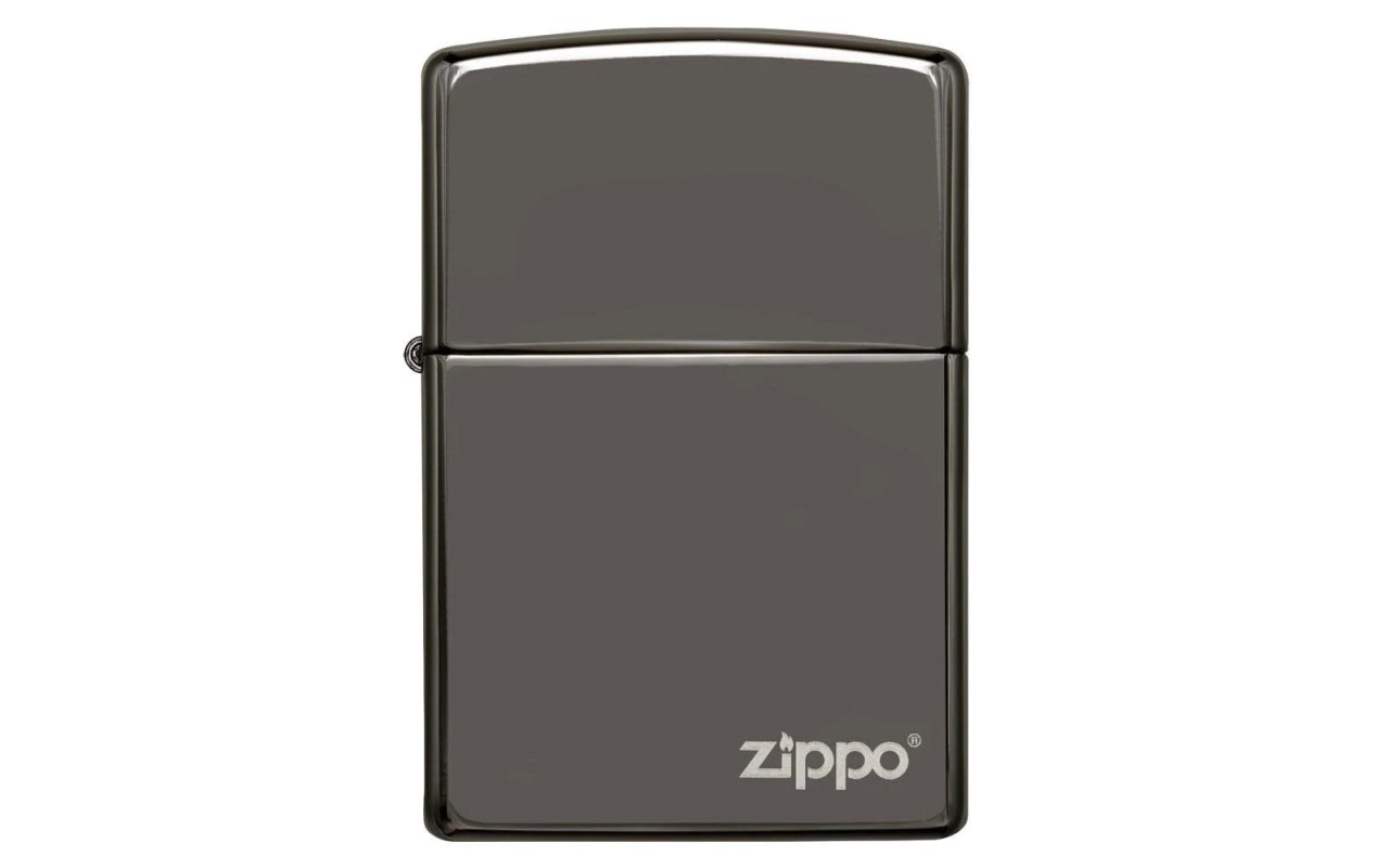 Zippo Classic Black Ice Zippo Logo Windproof Pocket Lighter, 150ZL - Zippo India, Lightorati
