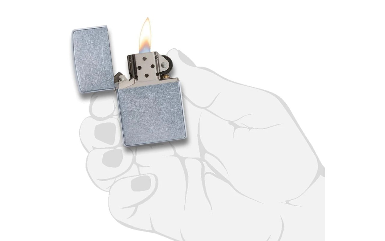 Zippo Classic Street Chrome Windproof Pocket Lighter, 207 - Zippo India ...