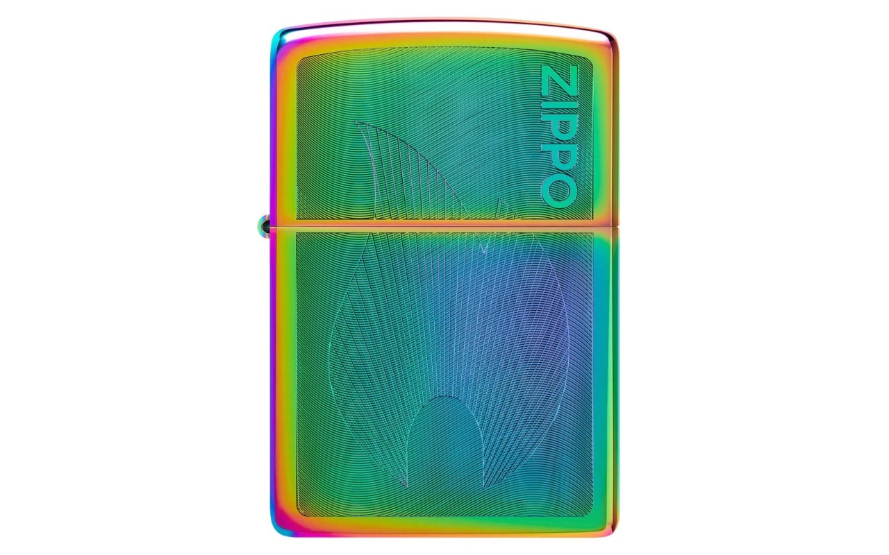 Zippo Dimensional Flame Design, Mesmerizing Multi-Color Windproof ...