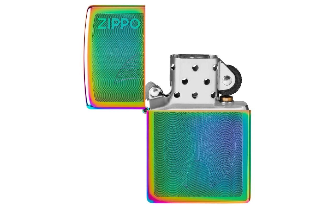 Zippo Dimensional Flame Design, Mesmerizing Multi-Color Windproof ...