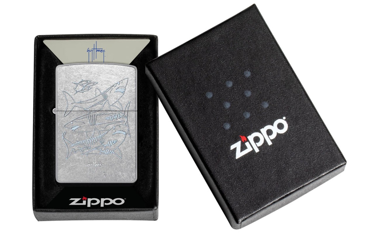 Zippo Guy Harvey Classic Street Chrome Windproof Pocket Lighter, 48595 - Zippo India, Lightorati