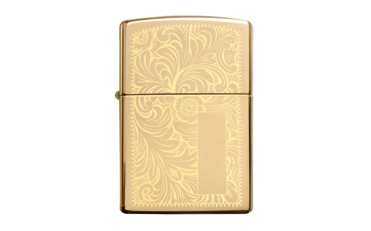 Zippo Venetian Classic High Polish Brass Windproof Pocket Lighter, 352B - Zippo India, Lightorati